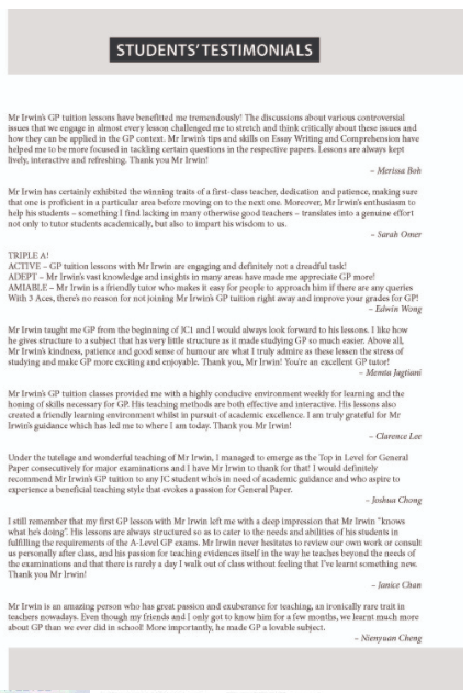 A-Level General Paper Model Essays by Themes Volume 3a – Comptes Book Store