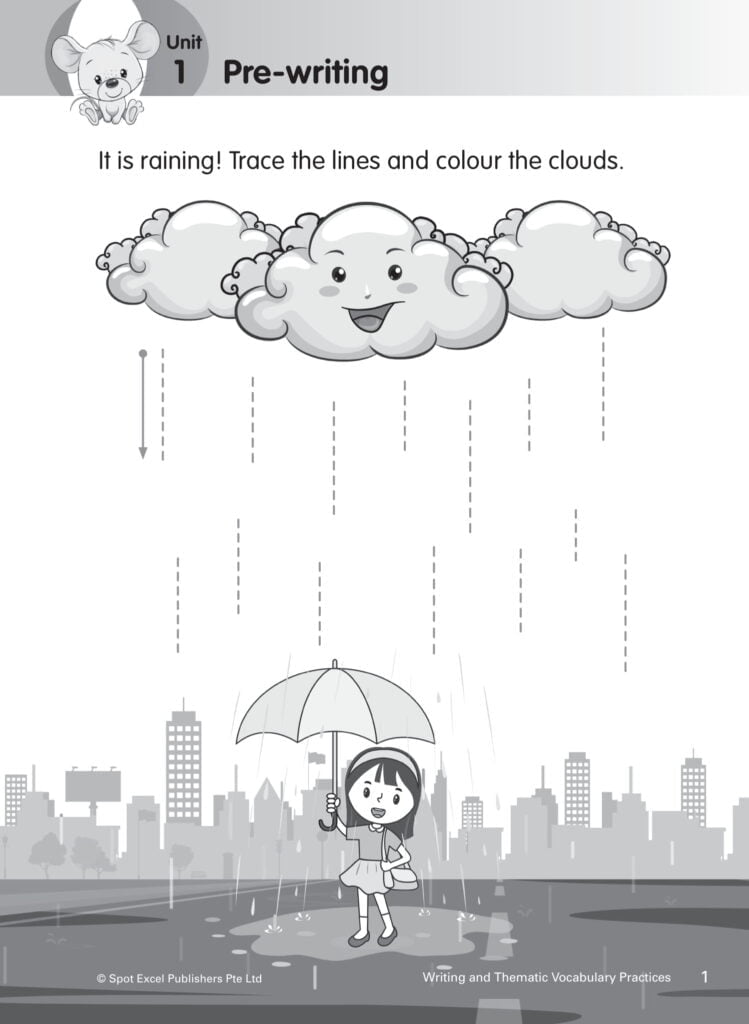 K2 Writing & Thematic Vocabulary Practices – Comptes Book Store