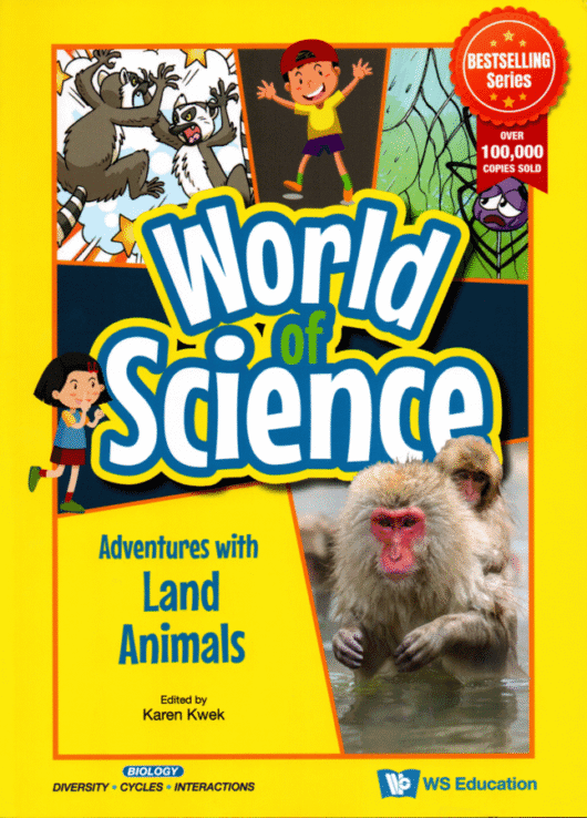 World of Science – Adventure with Land Animals – Comptes Book Store